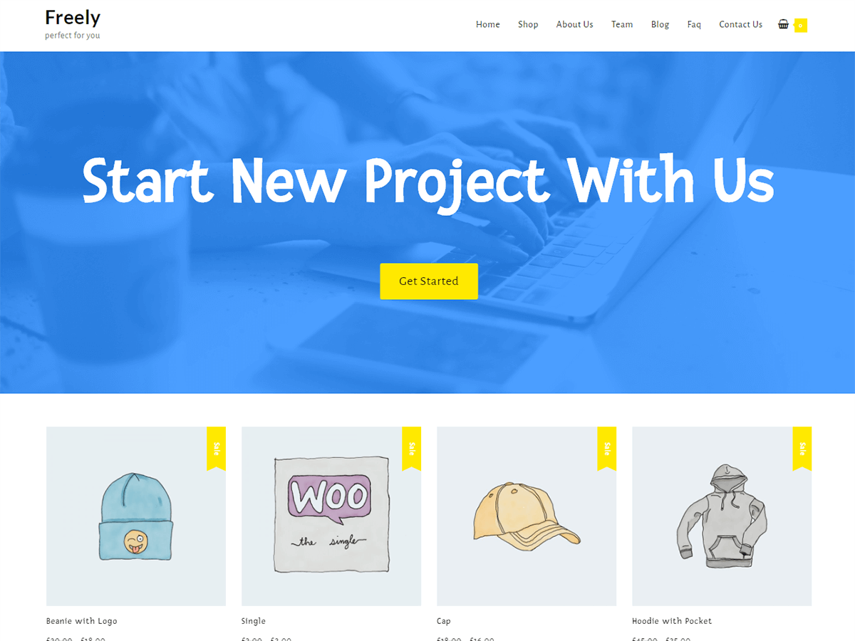 Freely - Theme for Page Builders